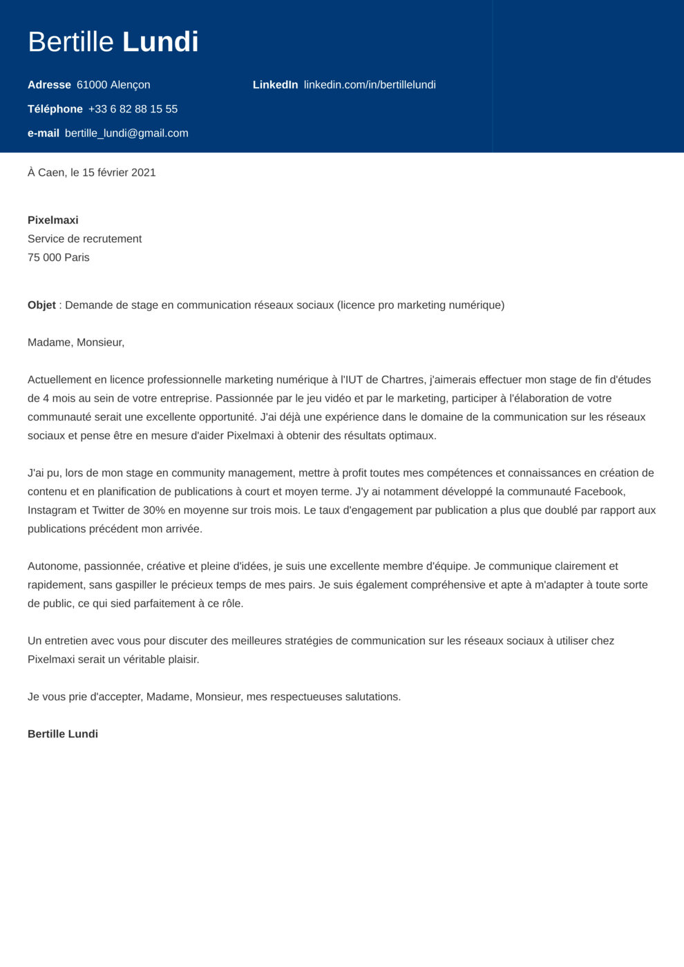 100+ exemples de lettres de motivation gratuits à copier