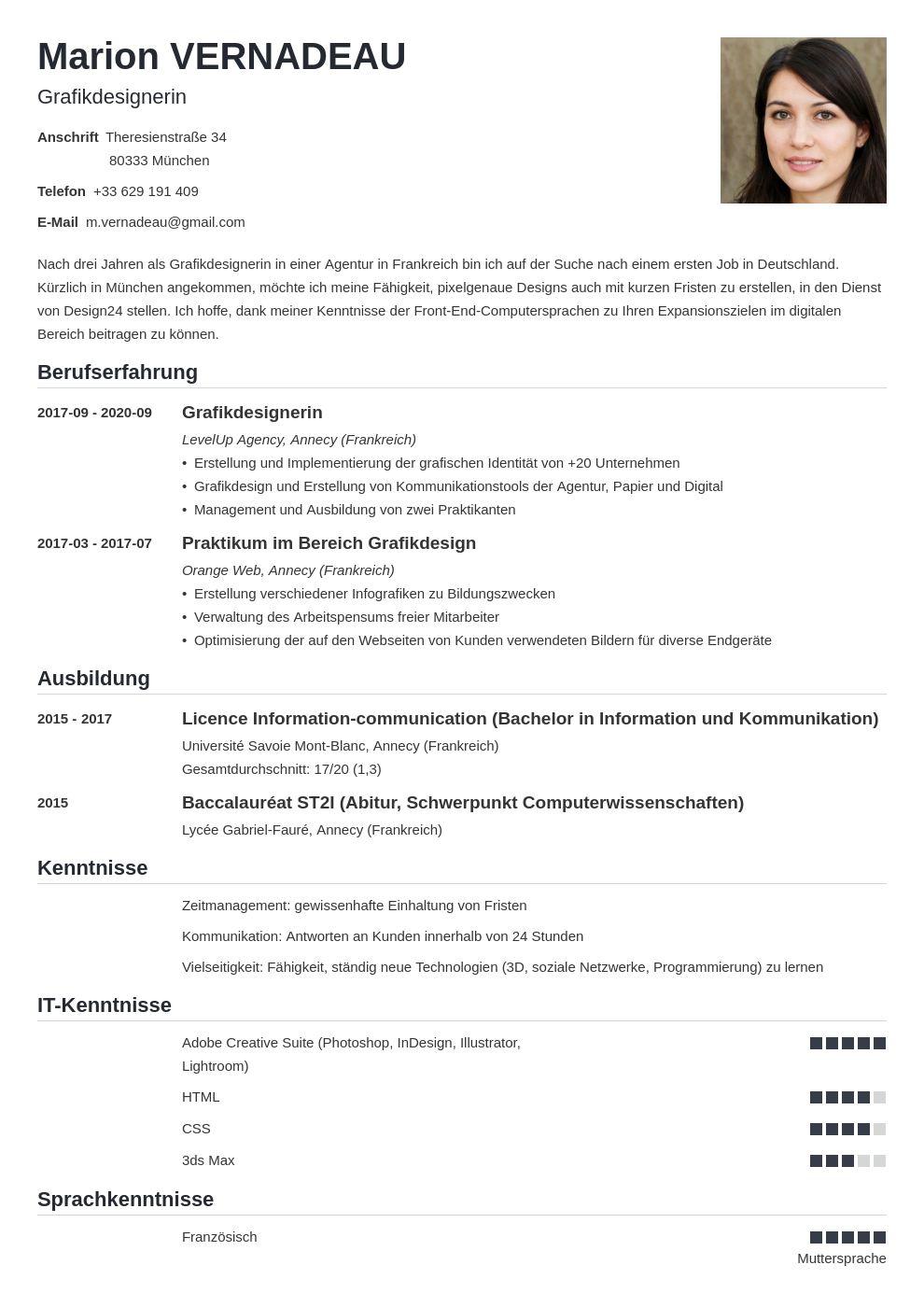 Exemple De CV Allemand Comment Faire Son Lebenslauf Exemple De CV Allemand Comment Faire Son Lebenslauf