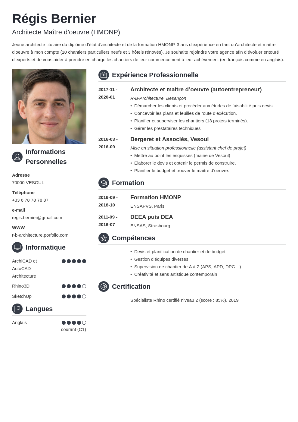 CV architecte : guide, exemples et modèles pour 2025