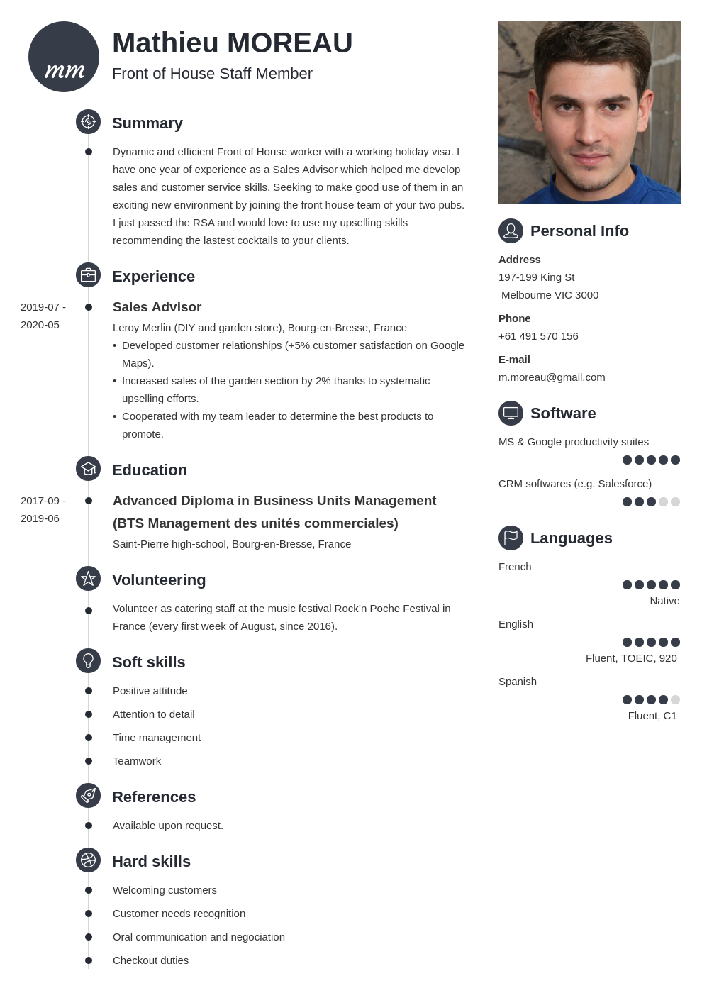 CV australien : guide pratique avec exemple 2025