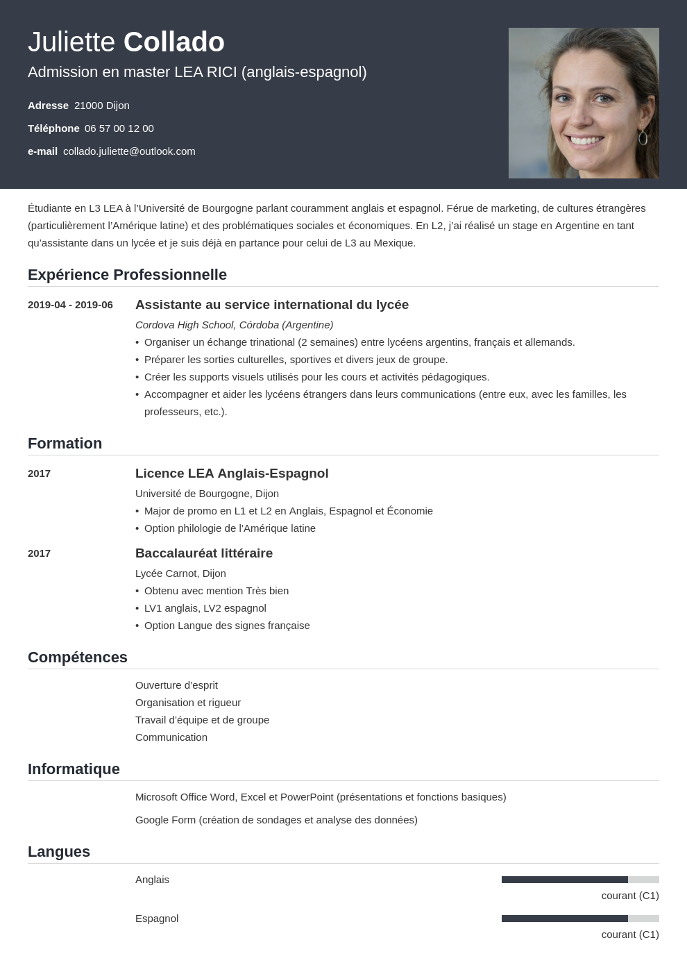Rédiger un CV master efficace : guide et modèle