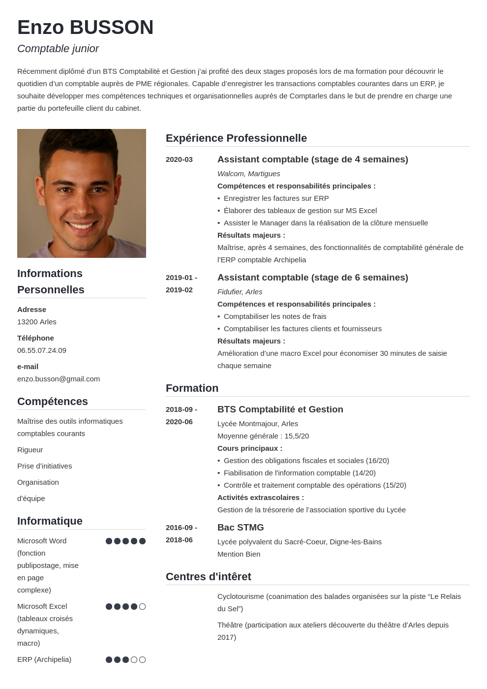 Comment faire un CV sans expérience percutant : exemple