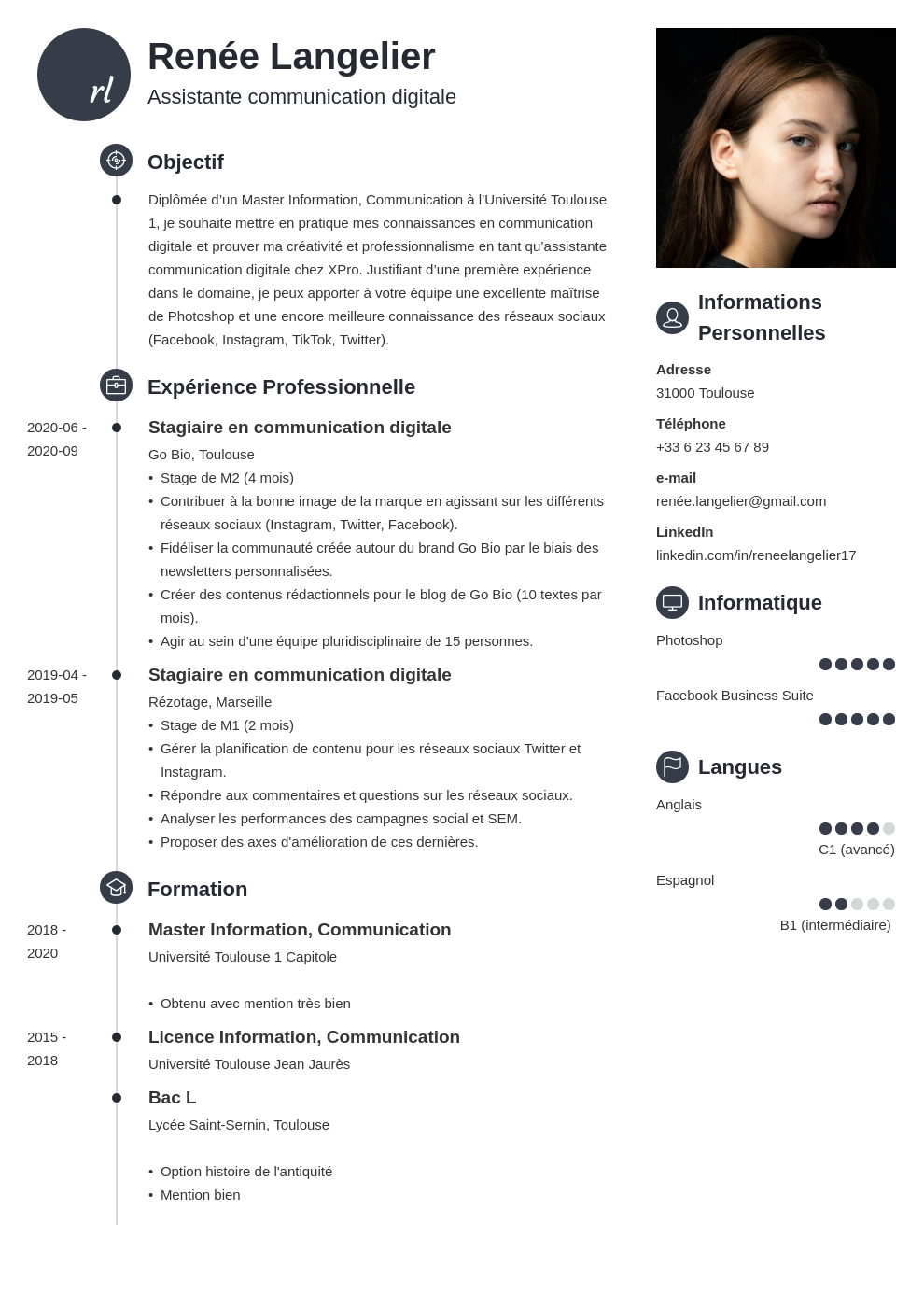 CV graphique: 28 des modèles de CV visuellement réussis