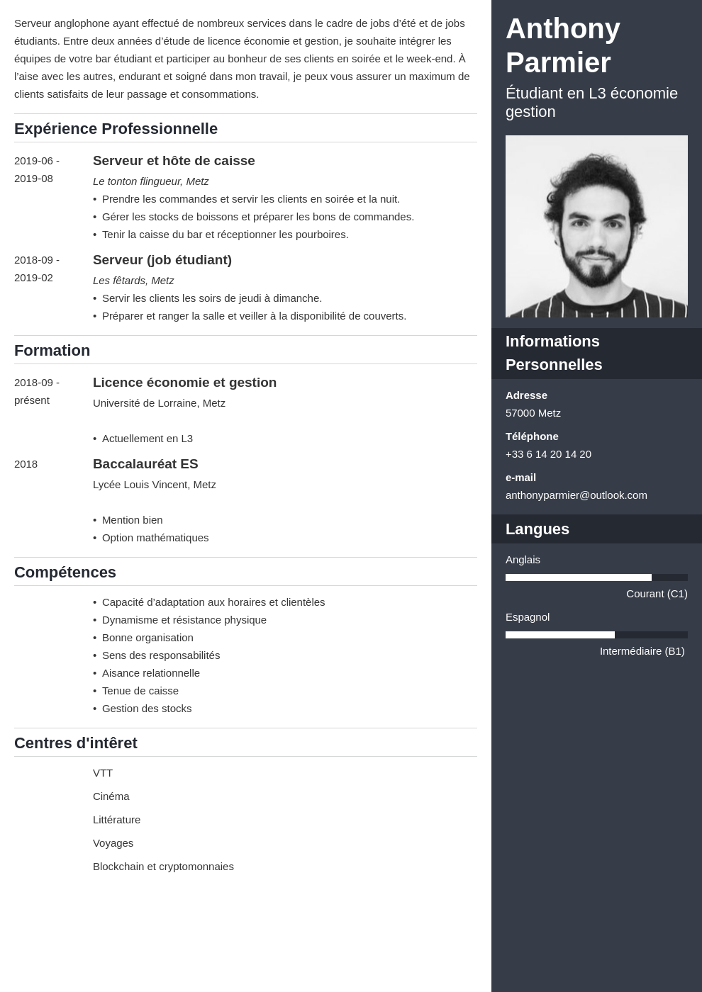 Modèle de CV moderne : les 28 meilleurs exemples en 2025
