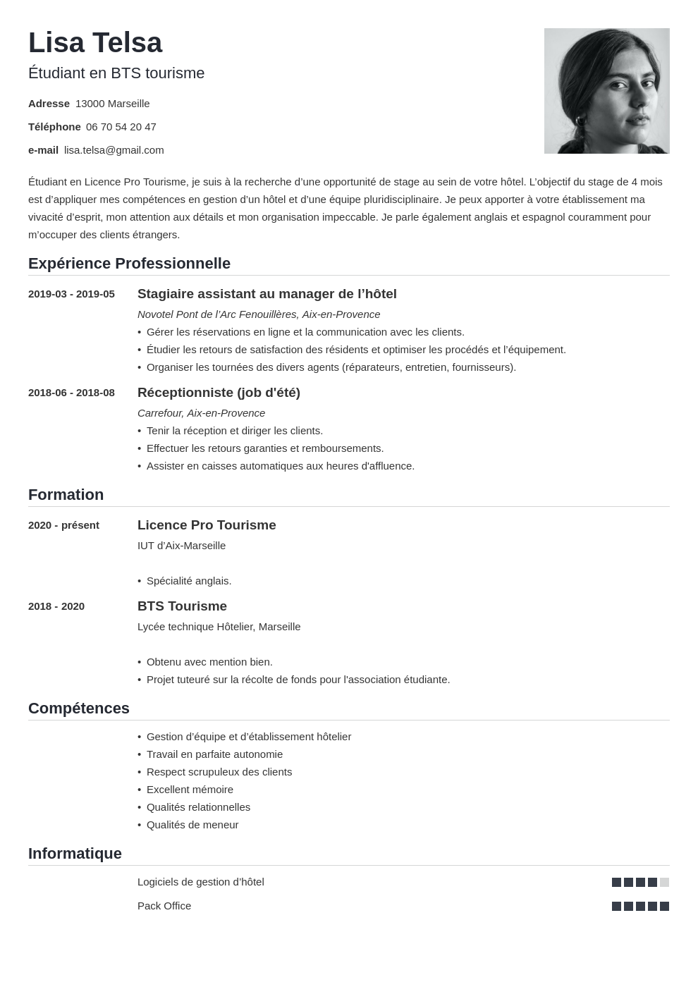 Modèle de CV simple, efficace et facile : 28 exemples