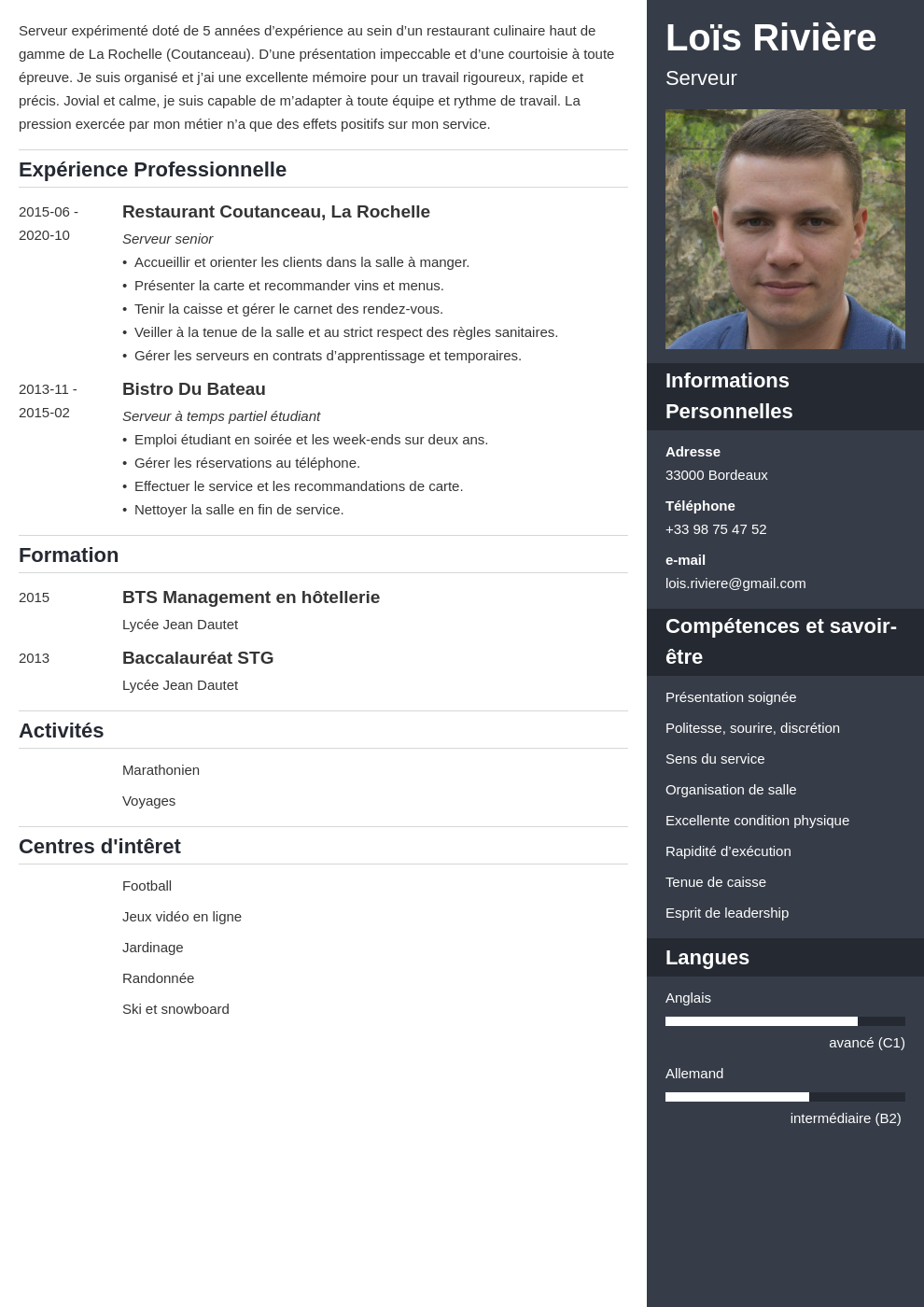 Phrase D accroche De CV 10 Exemples De Profils 