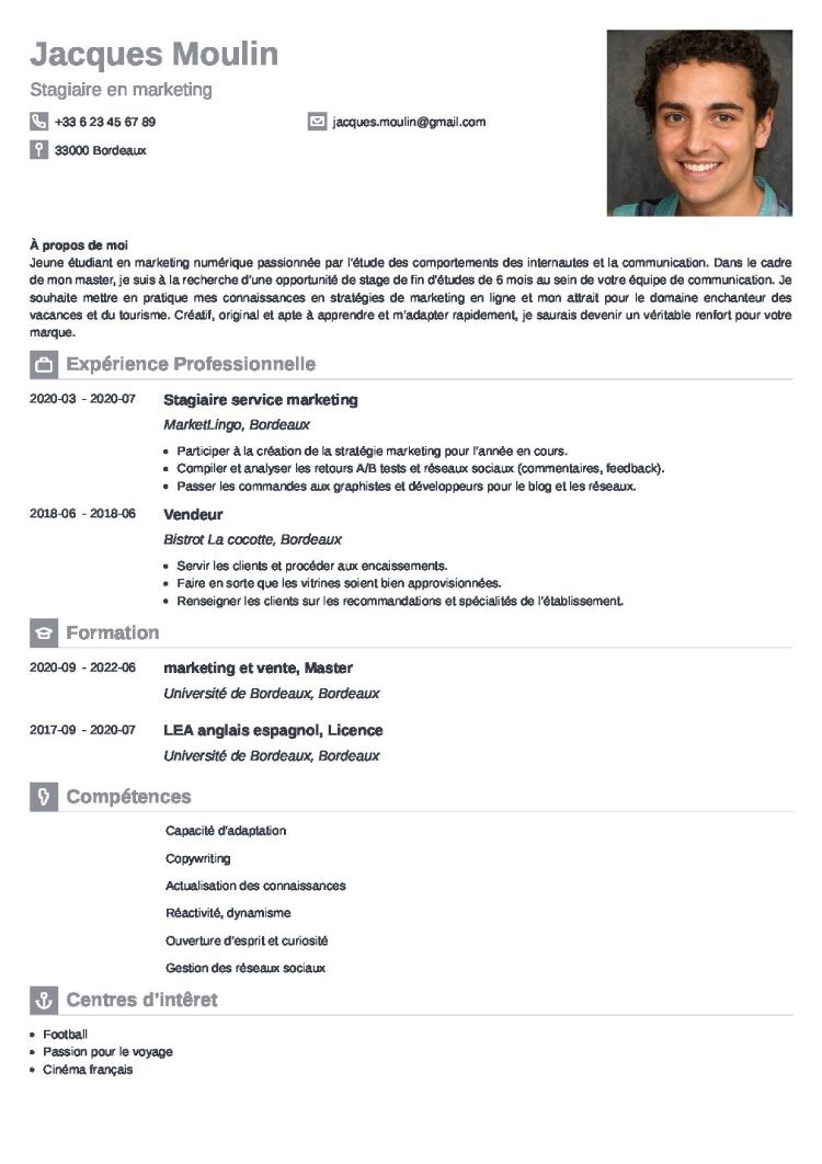 Centres d’intérêt sur un CV: notre sélection de loisirs