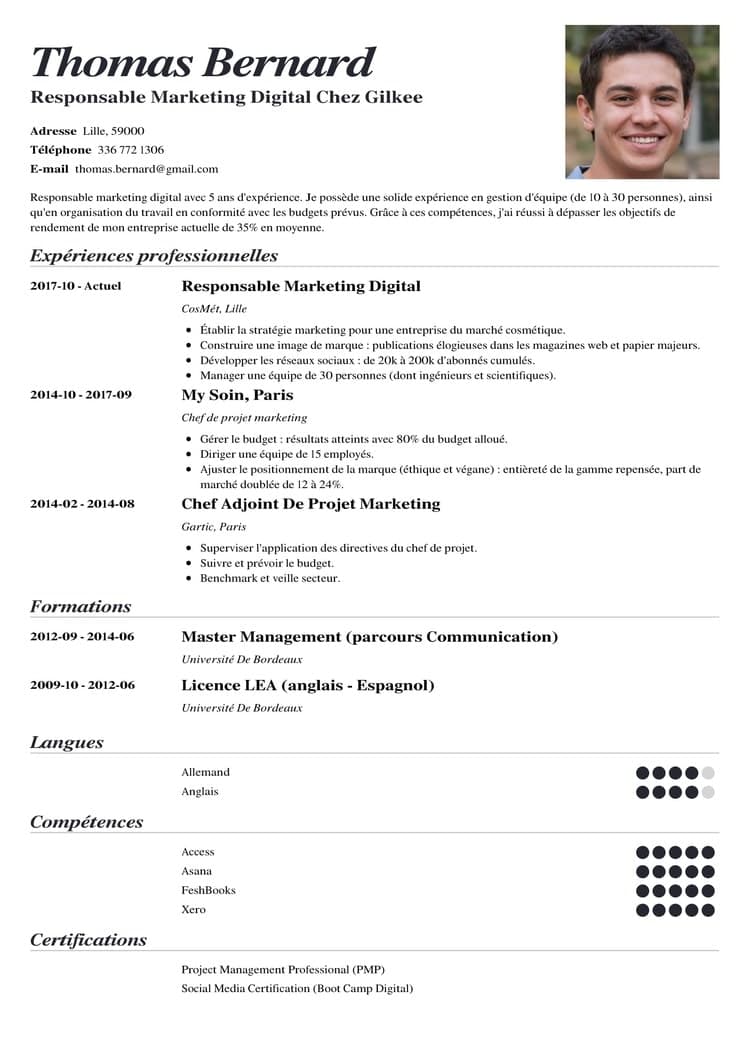 Comment faire un CV efficace en 2025 : guide et exemples