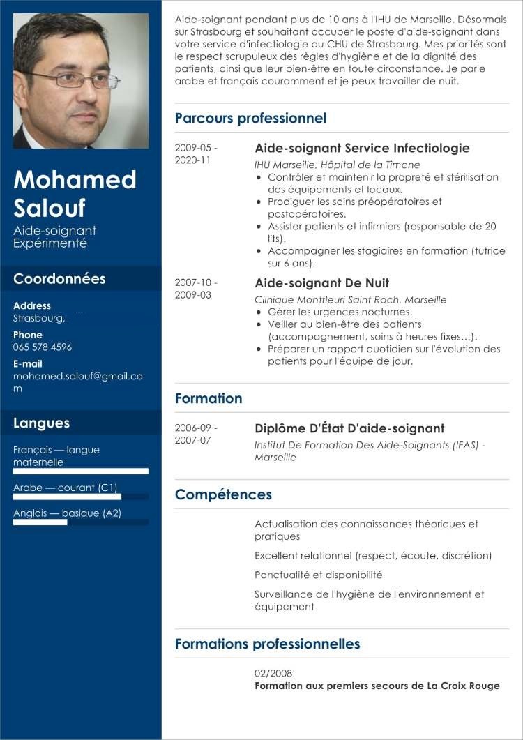 CV aide-soignante : exemples et compétences clés 2026