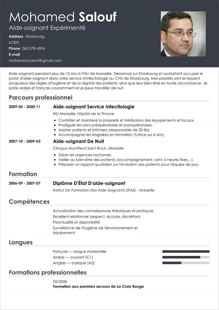 CV aide-soignante : exemples et compétences clés 2026