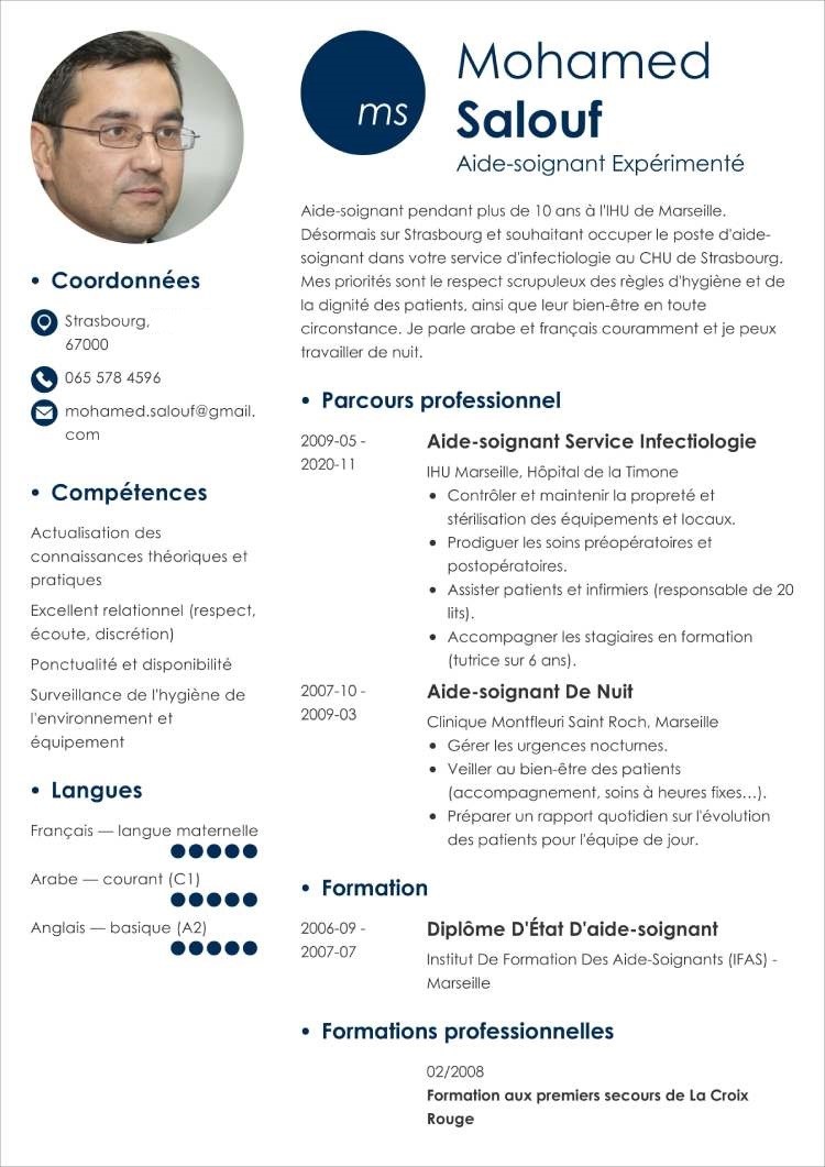 CV aide-soignante : exemples et compétences clés 2026