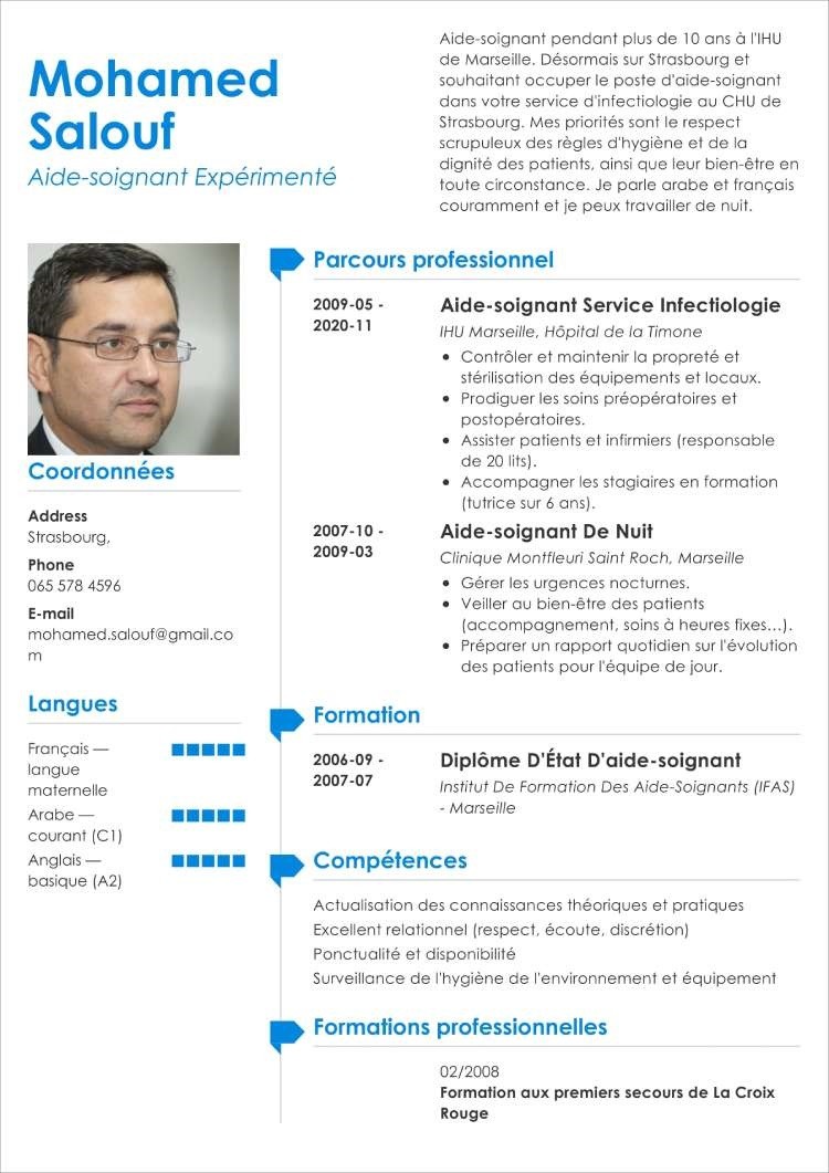 CV aide-soignante : exemples et compétences clés 2026
