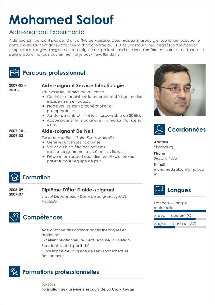 CV aide-soignante : exemples et compétences clés 2026