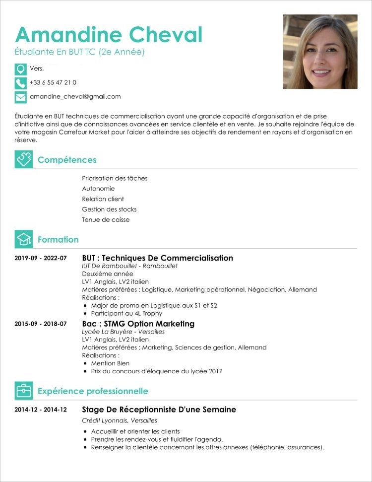 CV étudiant : exemple et conseils pour se démarquer