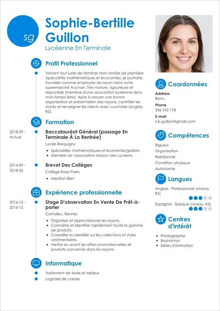 CV job d'été (dès 16-17 ans) : exemple et astuces