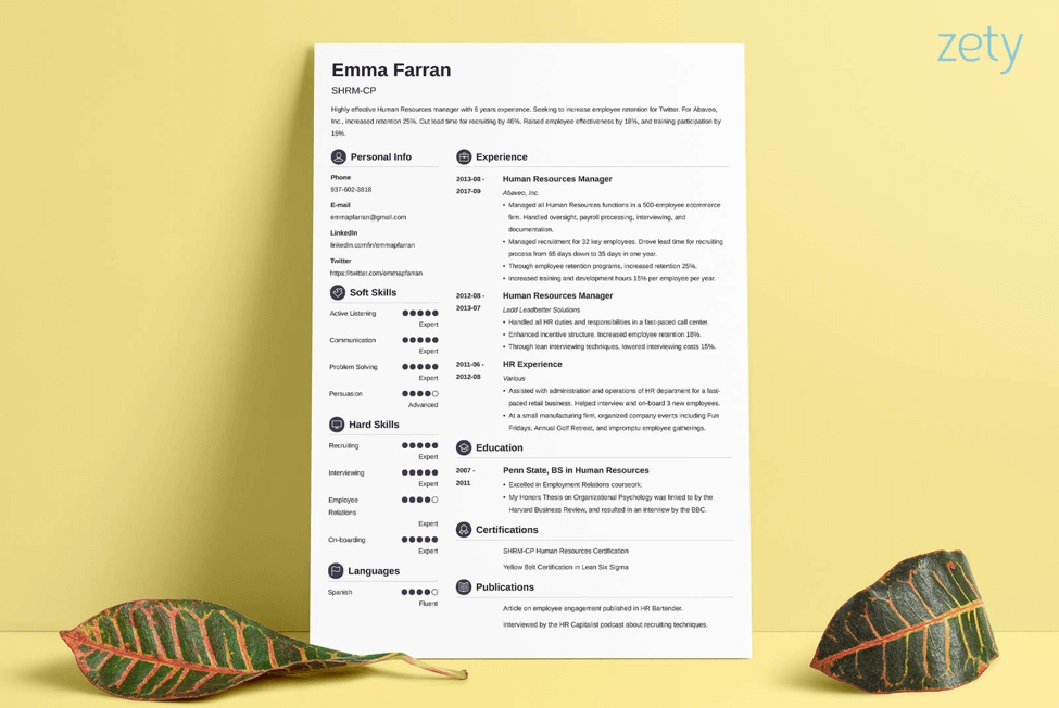 28 exemples de CV PDF. Comment mettre un CV en PDF?
