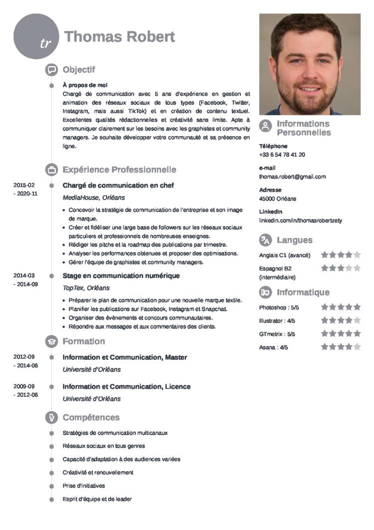 Présentation CV: quel format/mise en page en 2025 (exemples) Présentation CV: quel format/mise en page en 2025 (exemples)