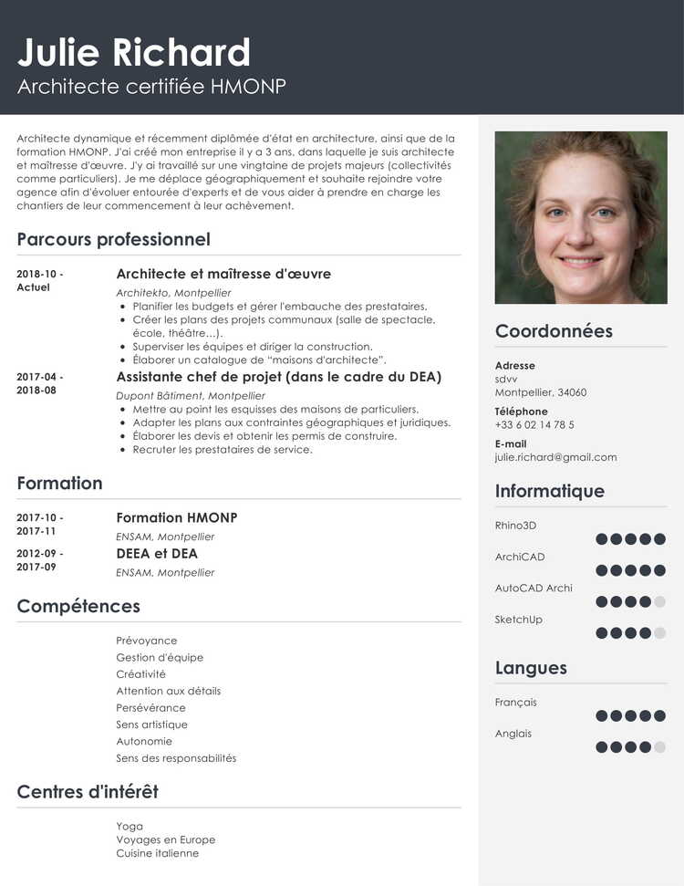 La photo sur un CV : quelle photo mettre en 2025?