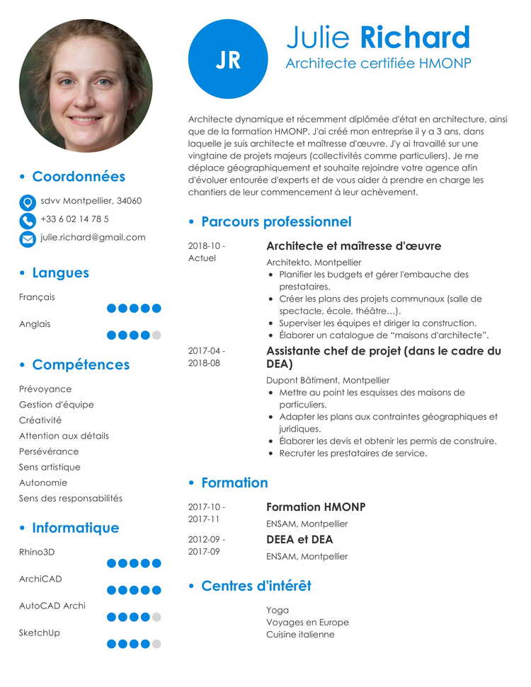 La photo sur un CV : quelle photo mettre en 2025?