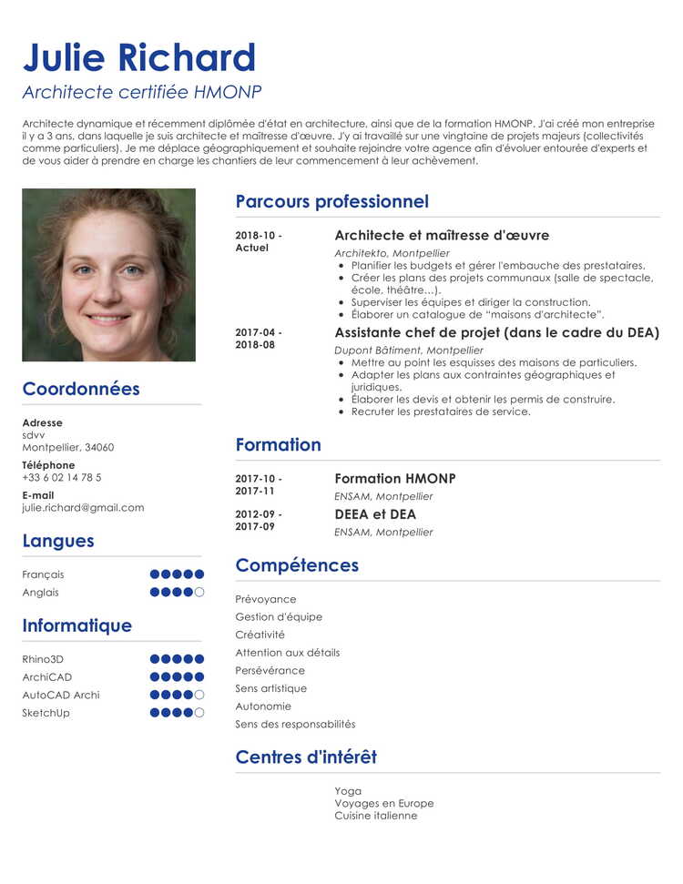 La photo sur un CV : quelle photo mettre en 2025?